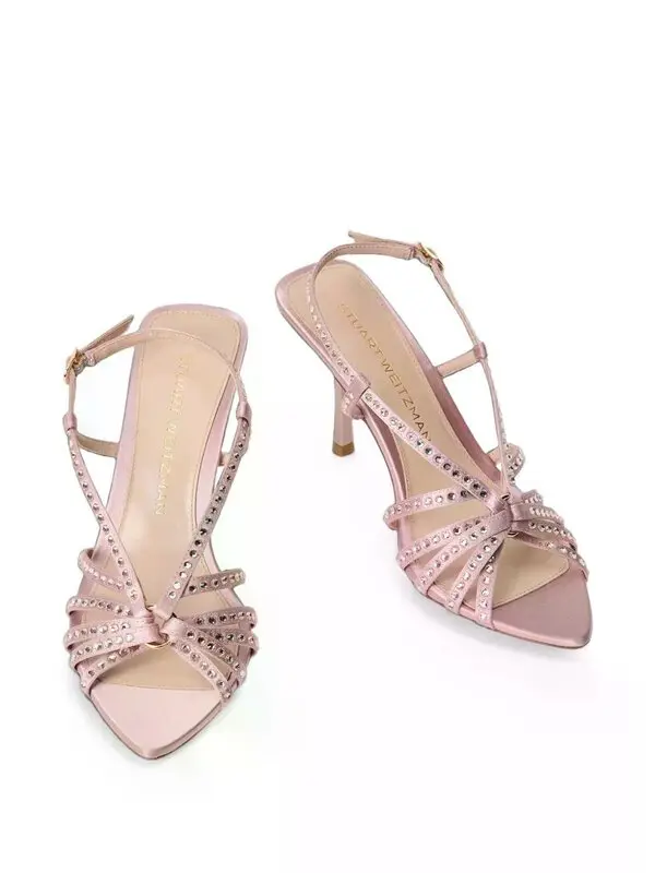 STUART WEITZMAN Carlyle Crystal-embellished Sandals