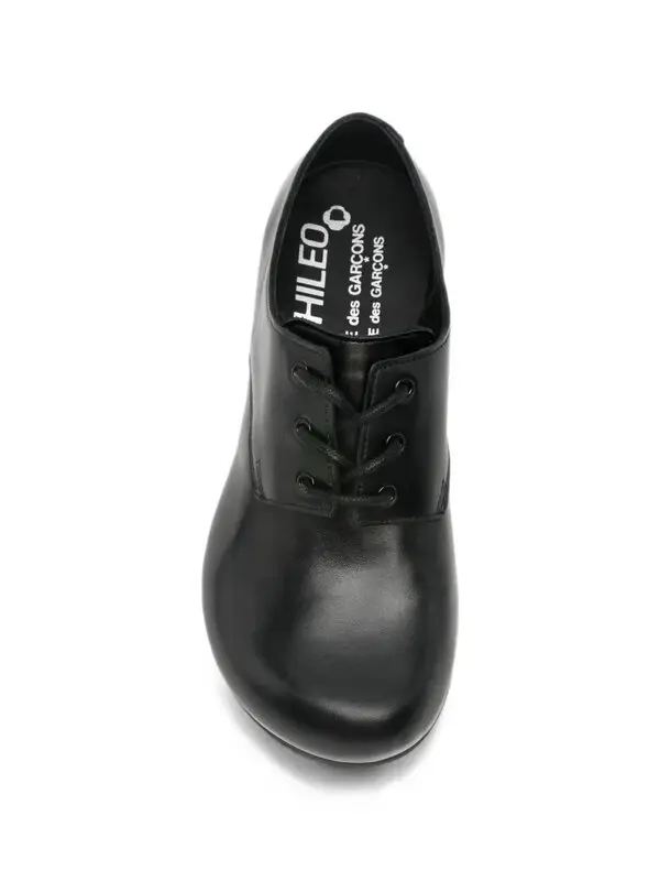 Comme Des Garçons Upturned-toe Leather Derby Shoes