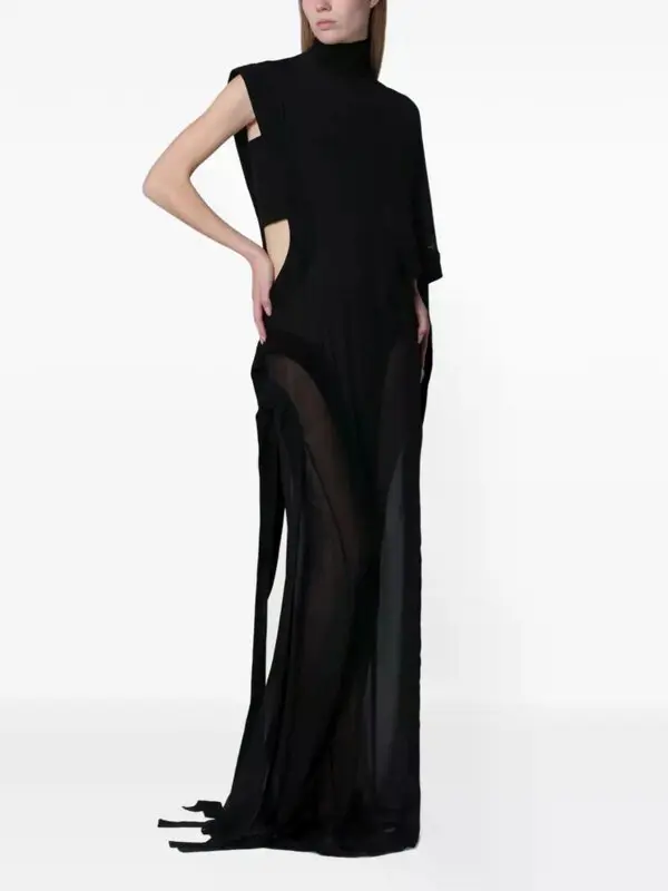 FRANCESCO MURANO Cut-out Silk-chiffon Dress