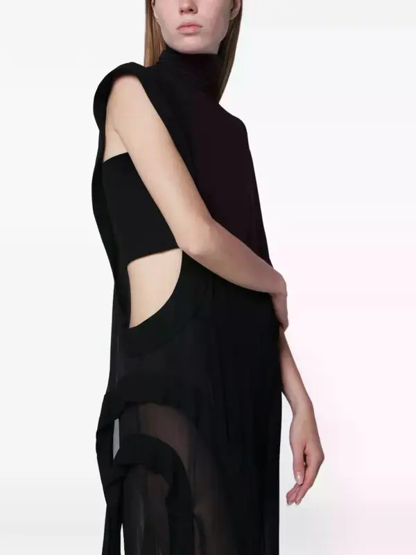 FRANCESCO MURANO Cut-out Silk-chiffon Dress