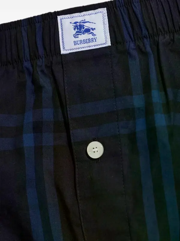 Burberry Check Cotton Boxer Shorts