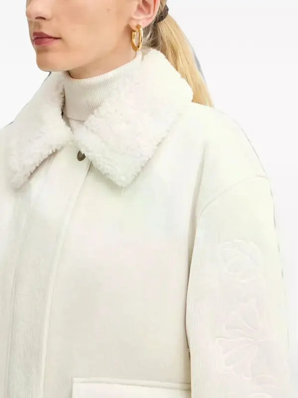 ERMANNO FIRENZE Embroidered Corduroy Jacket