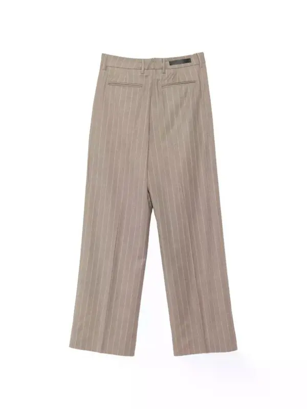 BRIGLIA 1949 Pinstripe-pattern Pleated Trousers