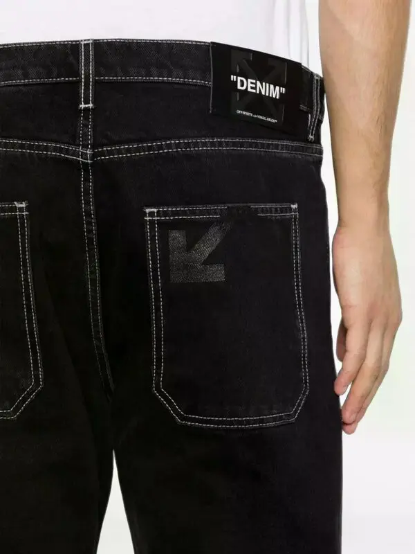 Off-White Half Arrow Slim Relax Jeans