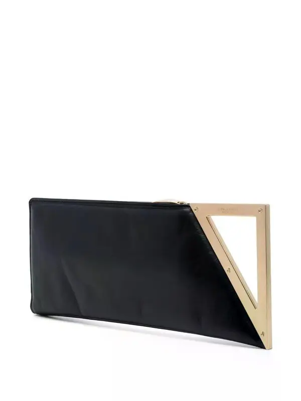 Bottega Veneta 2012-2026 Leather Bv Rim Clutch Bag