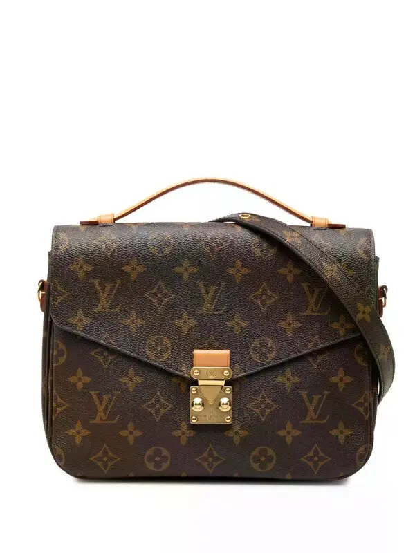 LOUIS VUITTON 2016 Monogram Pochette Metis Satchel