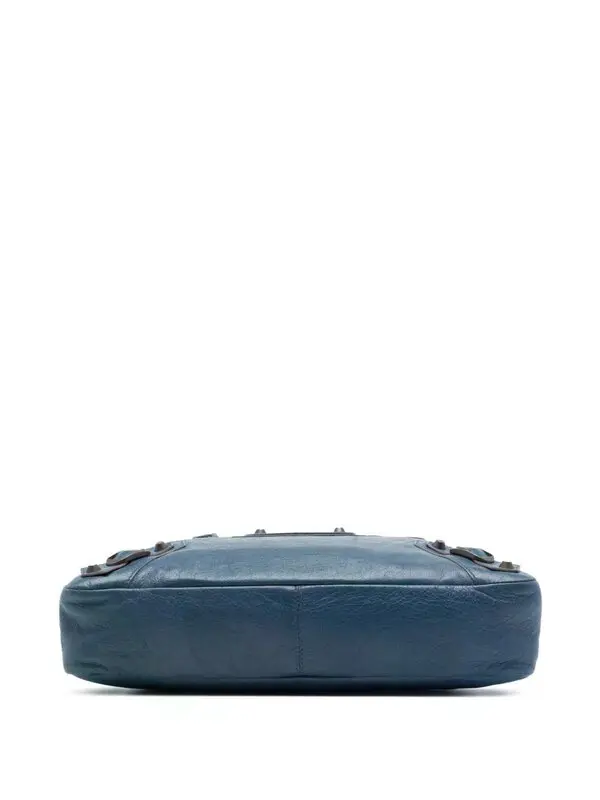 Balenciaga 2014 Lambskin Motocross Classic Town Satchel
