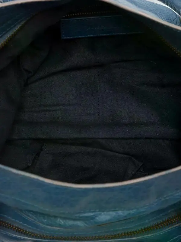 Balenciaga 2014 Lambskin Motocross Classic Town Satchel