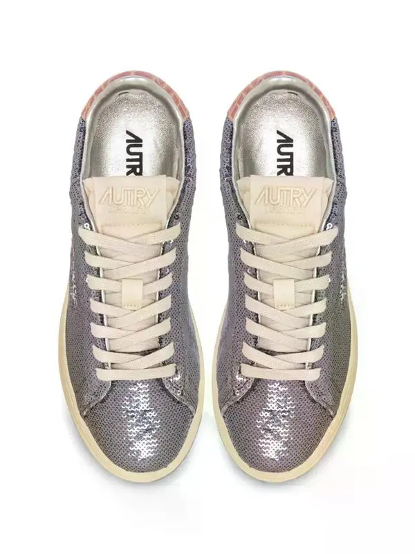 AUTRY Dallas Sequin-embellished Sneakers