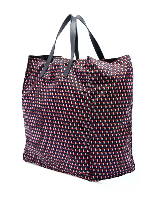 Prada 2013-2026 Tessuto Stampato Octagon Satchel