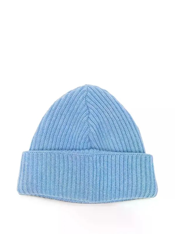 Bogner Gustav Logo-plaque Ribbed-knit Beanie Hat