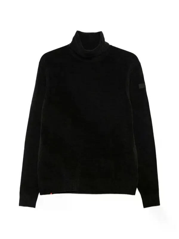 RRD Roll-neck Logo-patch Sweater