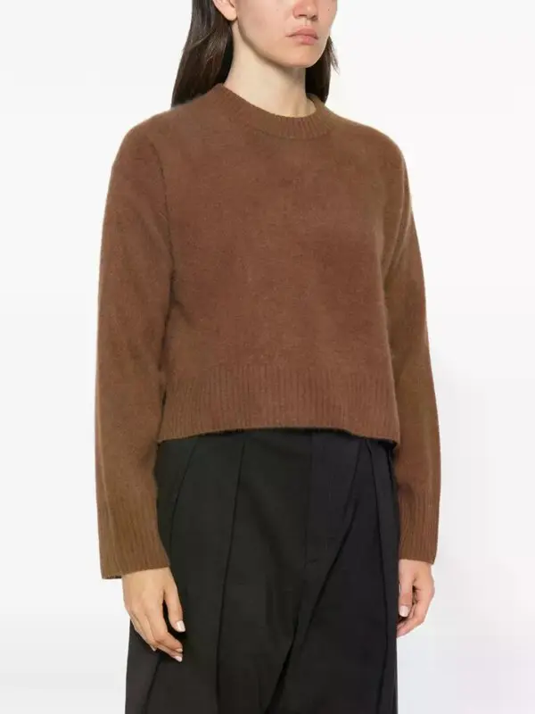 C.T.PLAGE Ribbed-trim Wool Sweater