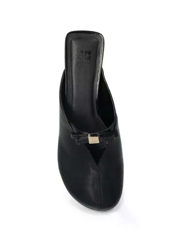 GANNI Bow-detail Mules