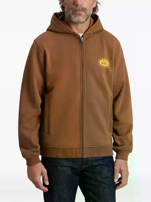 Woolrich Graphic-print Zip-up Hoodie