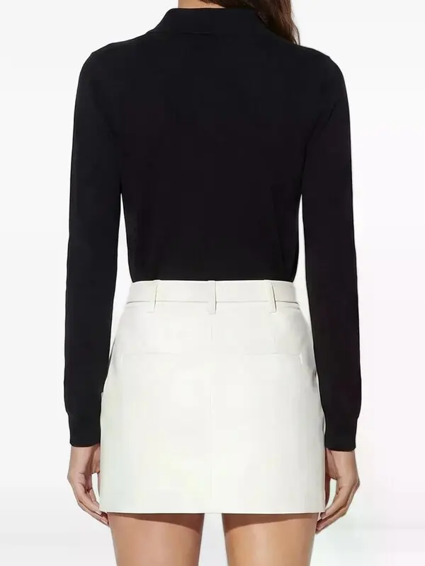 Elisabetta Franchi Cardigan In Knit Fabric - Black