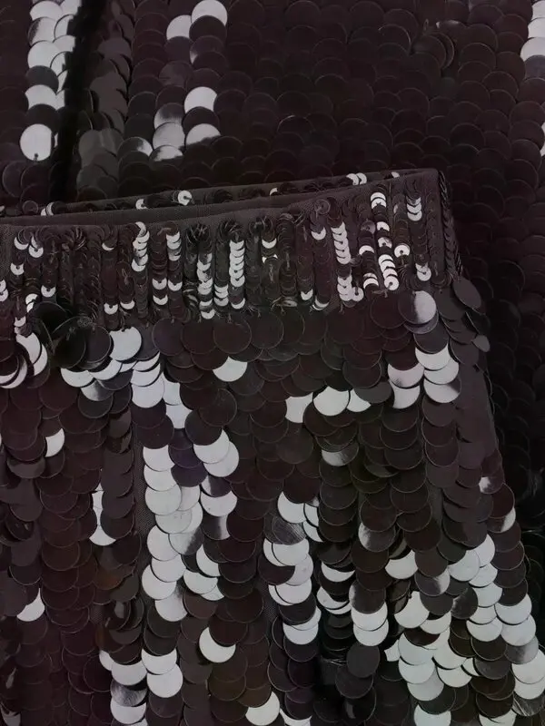 P.a.r.o.s.h Sequin-embellished Slit Maxi Skirt