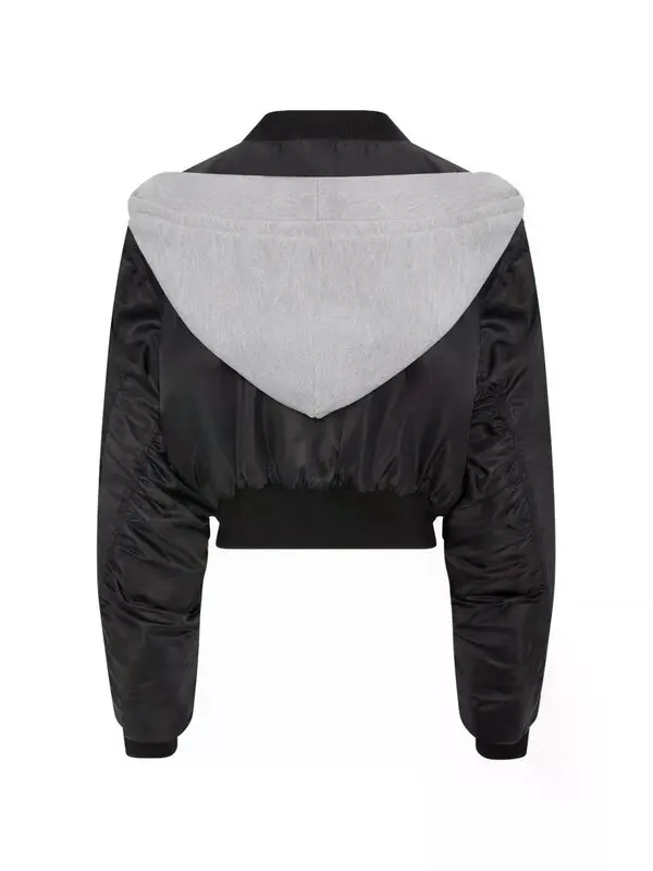 SRVC STUDIO Hood-detail Bomber Jacket