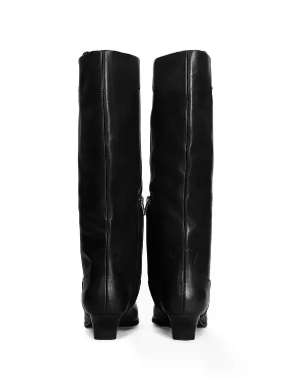 Ash Thore Pointed-toe Leather Knee-high Boots