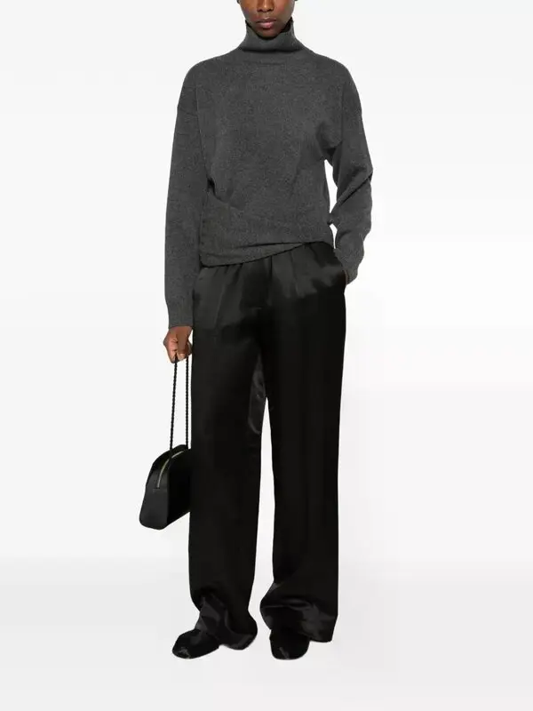 RÓHE Sculptural Wrap-detail Turtleneck Sweater