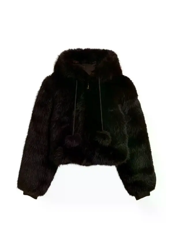 Juicy Couture Java Hooded Faux-fur Jacket