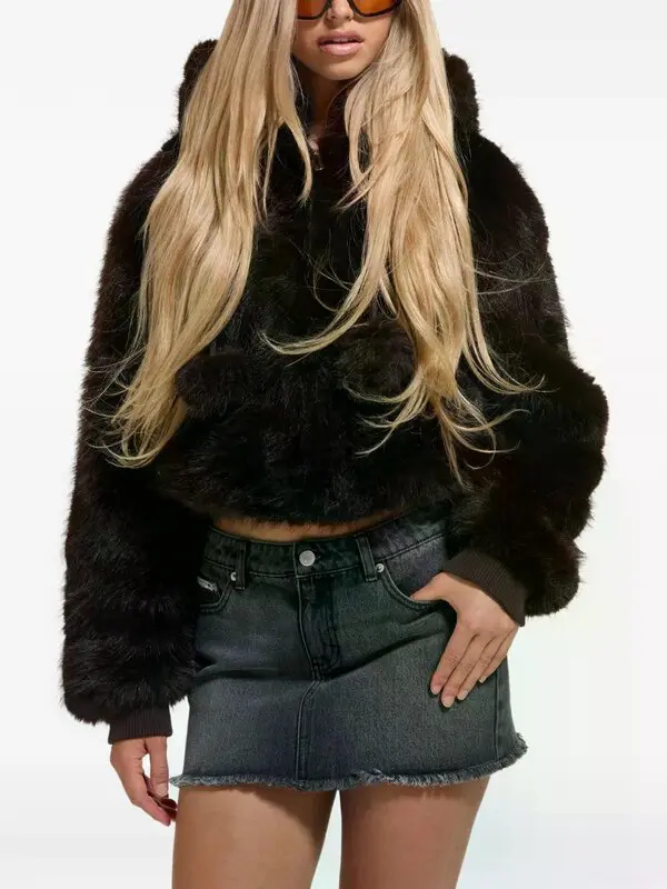 Juicy Couture Java Hooded Faux-fur Jacket