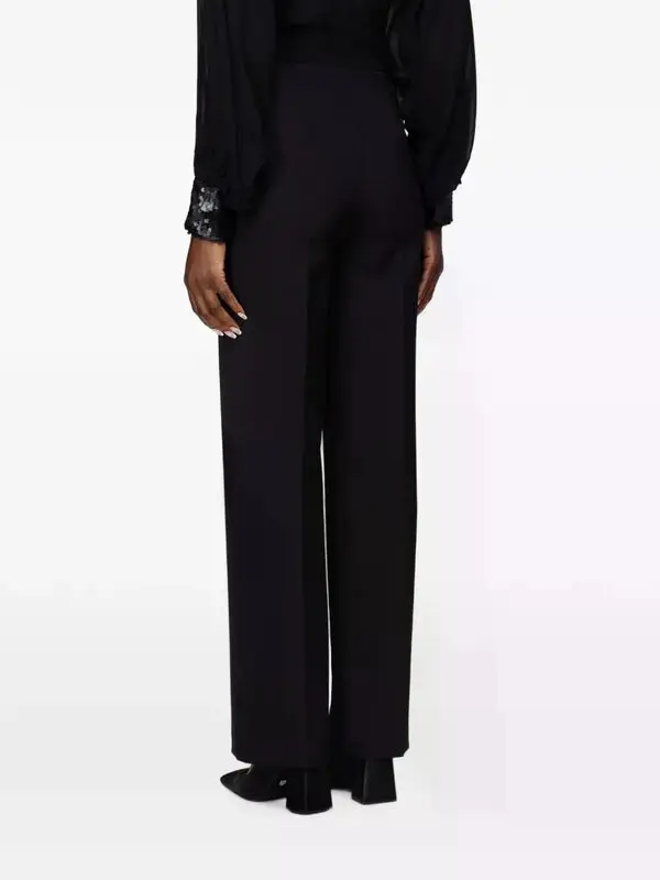 HANITA Pressed-crease Straight-leg Trousers