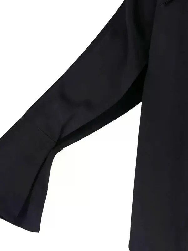 SA SU PHI Tie-neck Flared-cuff Shirt