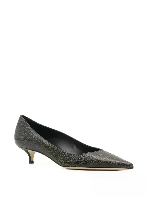 JIMMY CHOO Amelia Crackle-effect Pumps