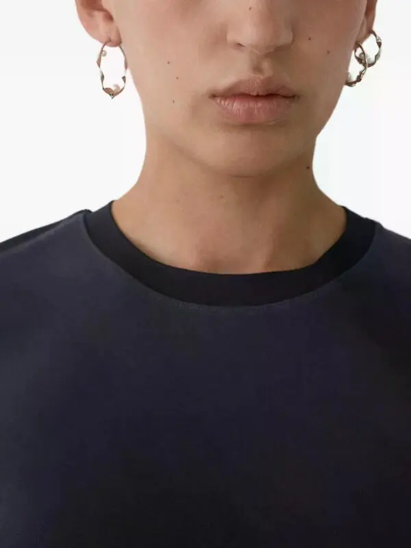 MARIA BLACK Flow Pearl-embellished Hoop Earring - Silver
