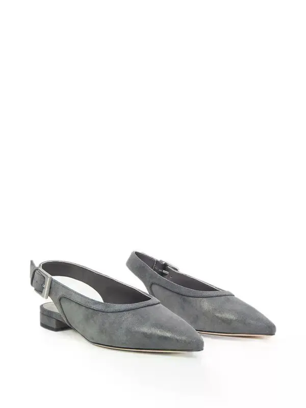 Peserico Pointed-toe Slingback Flat Pumps