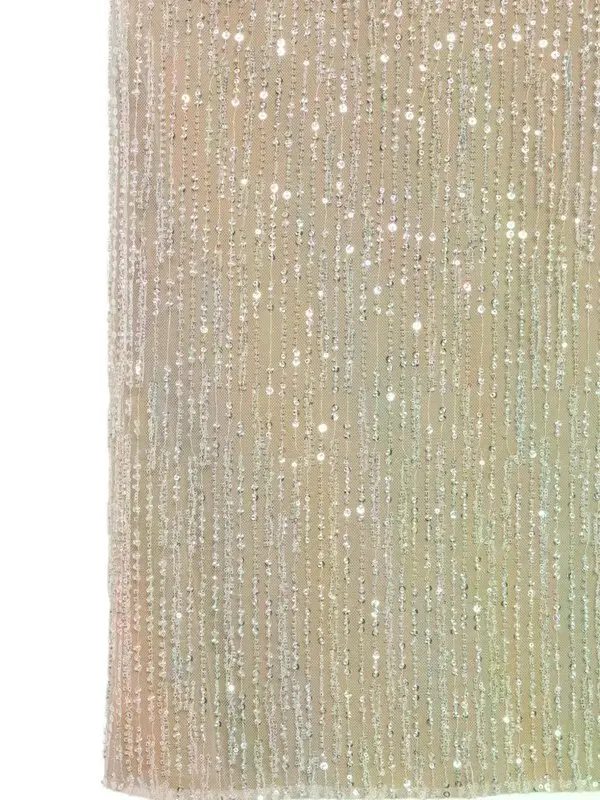 AMI Paris Sequin-embellished Pencil Midi Skirt