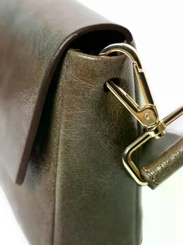 ANN KURZ Large Pack Leather Shoulder Bag