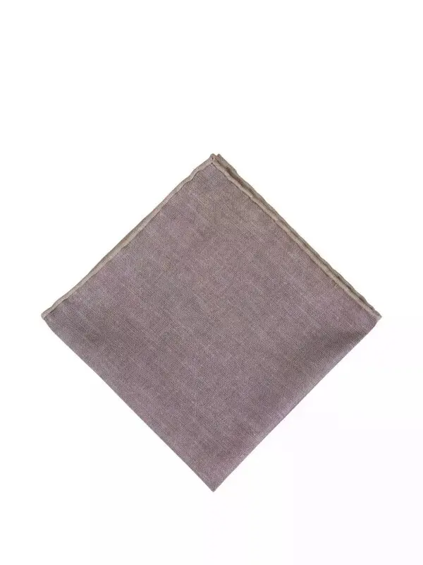 PAOLO ALBIZZATI Slub-texture Pocket Square