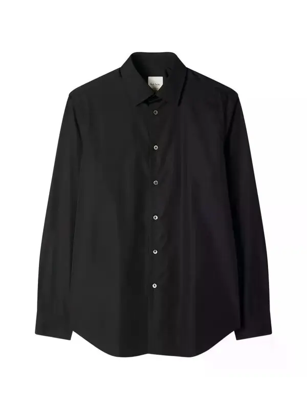 Paul Smith Artist Stripe-cuff Shirt - Black