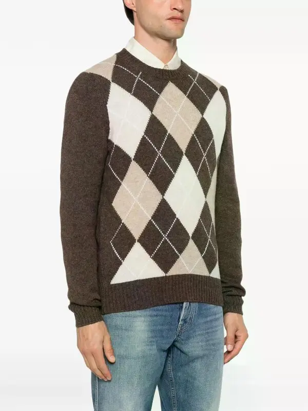 FILERIA Argyle-knit Sweater