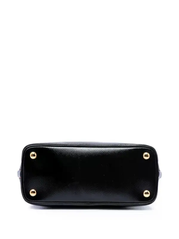 Prada 2010-2026 Small Saffiano Vernice Promenade Satchel
