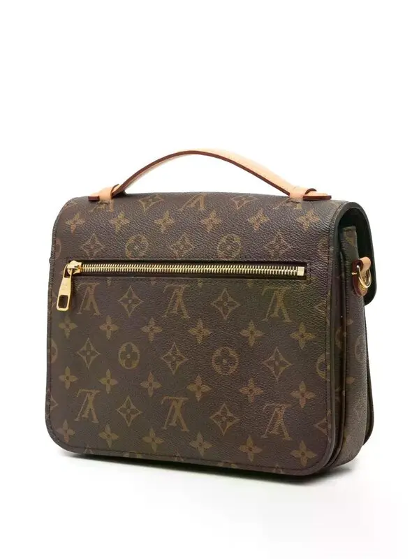 LOUIS VUITTON 2020 Monogram Pochette Metis Satchel