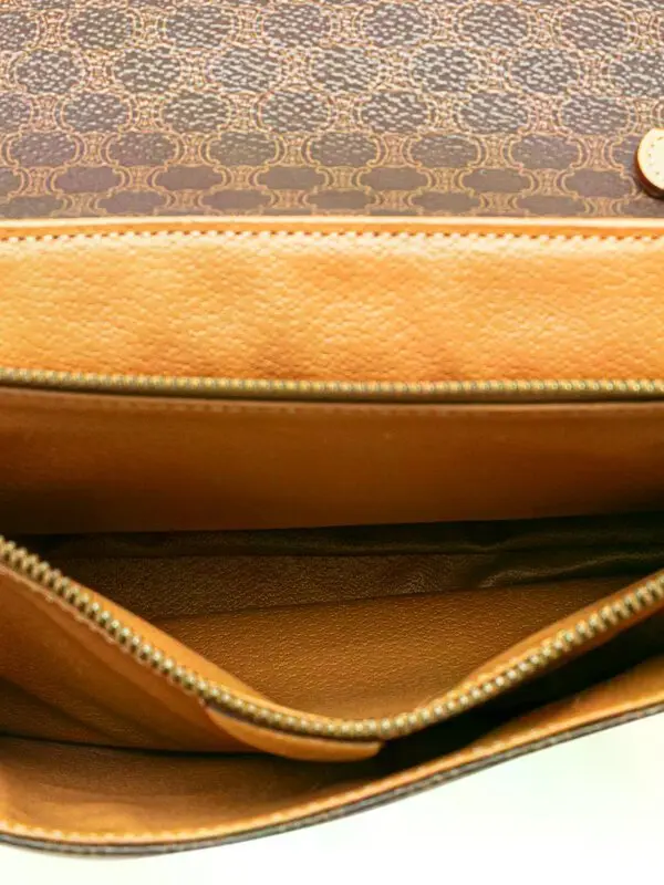 Celine 2013 Macadam Coated Canvas Crossbody Bag