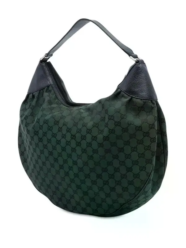 Gucci 2016-2026 Large Gg Canvas Half Moon Hobo Bag