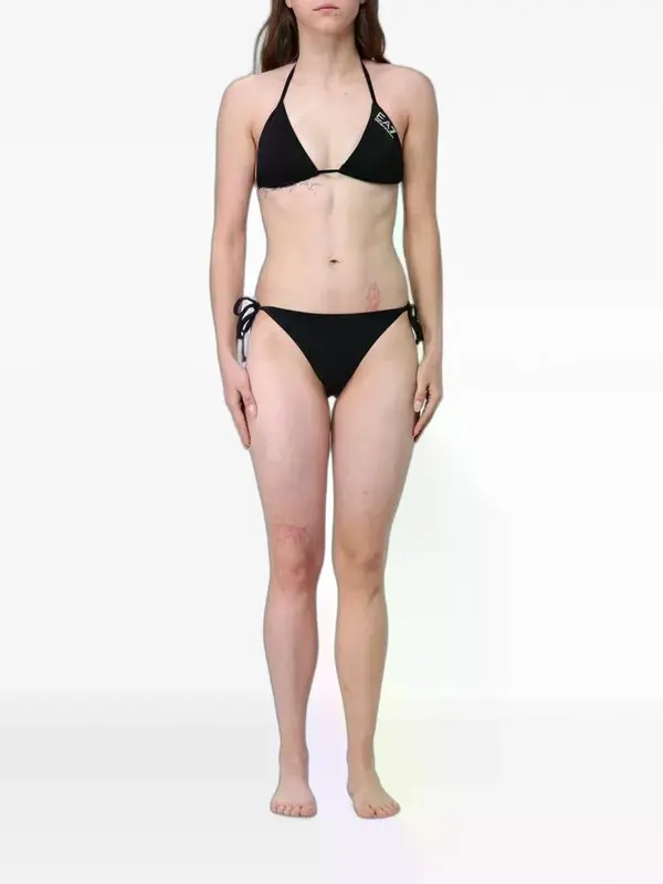EA7 Logo-print Triangle Bikini