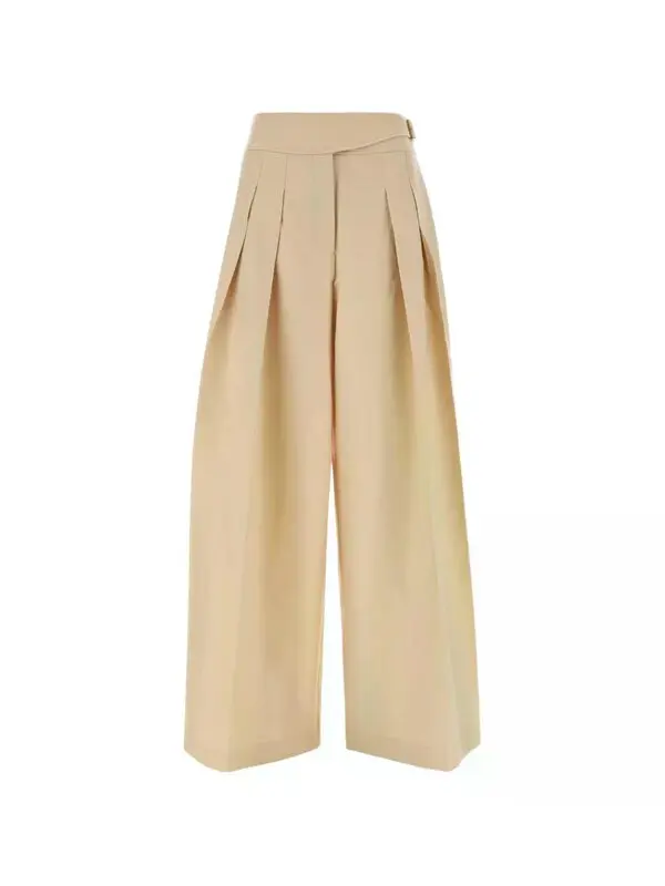 Zimmermann Valiant Pleated Palazzo Pants