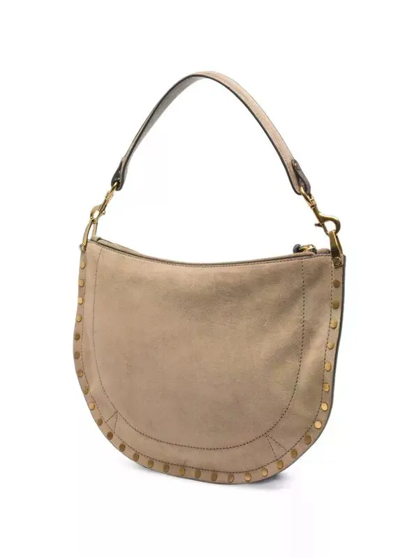 Isabel Marant Étoile Oskan Stud-embellished Suede Shoulder Bag