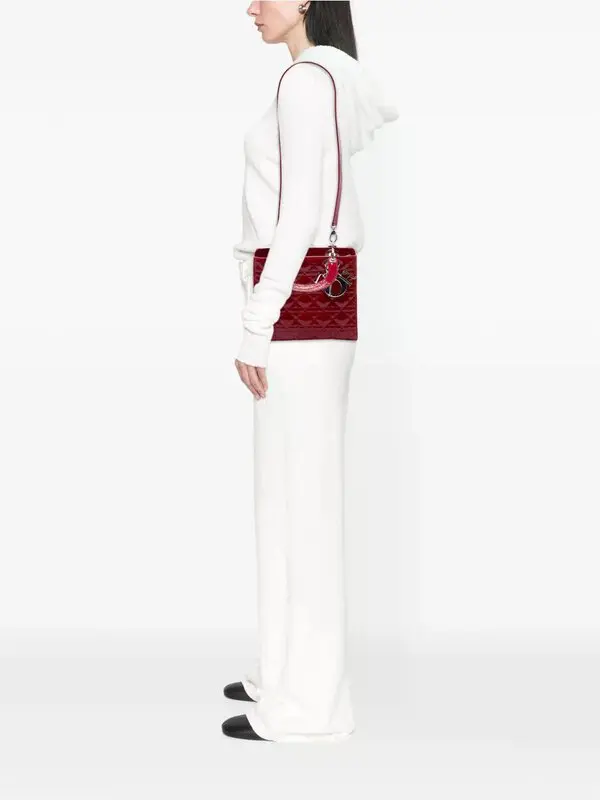 Dior 2013 Medium Patent Cannage Lady Satchel