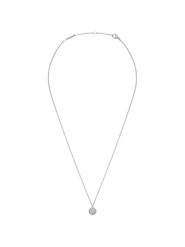 DANIEL WELLINGTON Pavé Crystal-embellished Necklace - Silver