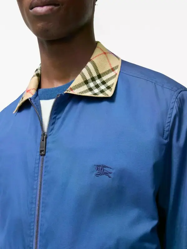 Burberry Gabardine Glenfields Bomber Jacket