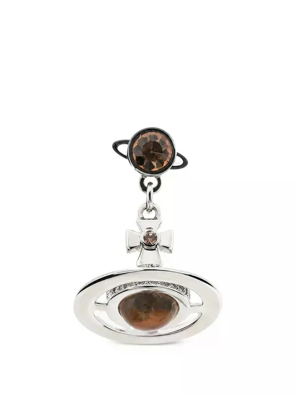 VIVIENNE WESTWOOD Petite Orb Drop Earrings - Silver