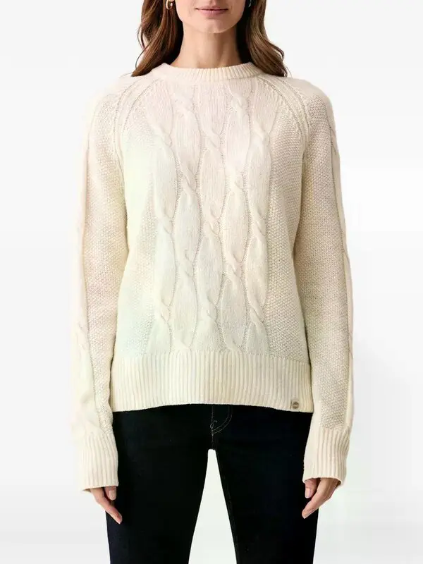COLMAR Cable-knit Raglan-sleeve Sweater