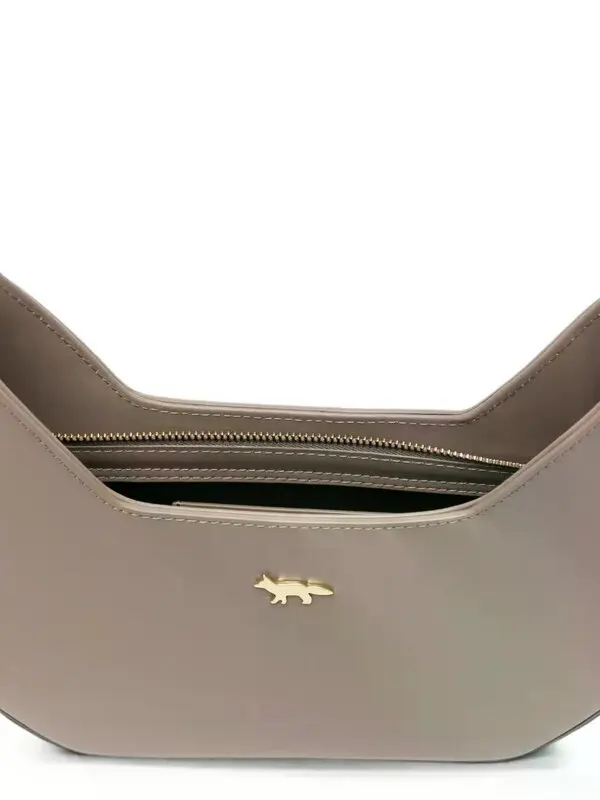 Maison Kitsuné Inaré Fox-plaque Leather Cross Body Bag