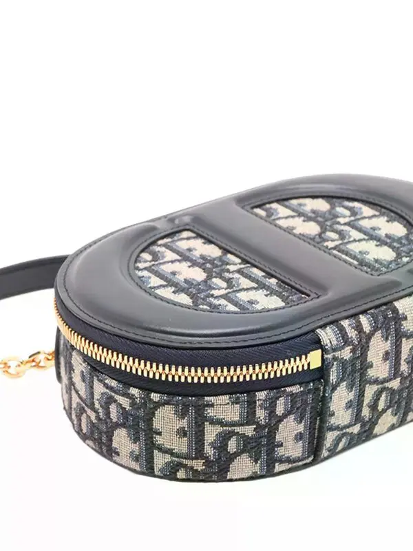 Dior 2000-2026 Oblique Canvas Cd Oval Satchel